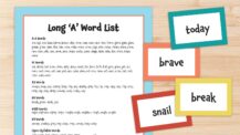 Long 'A' Words (List, Teaching Ideas, and Free Printables)