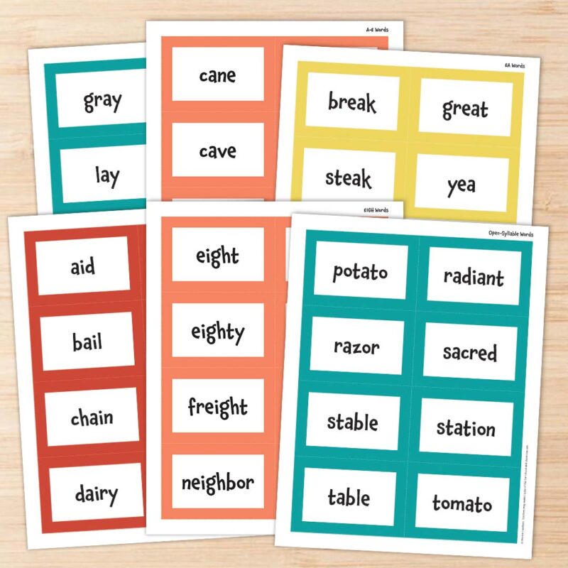 Long 'A' Words (List, Teaching Ideas, and Free Printables)