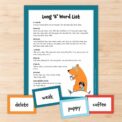 Long 'E' Words (List, Teaching Ideas, and Free Printables)