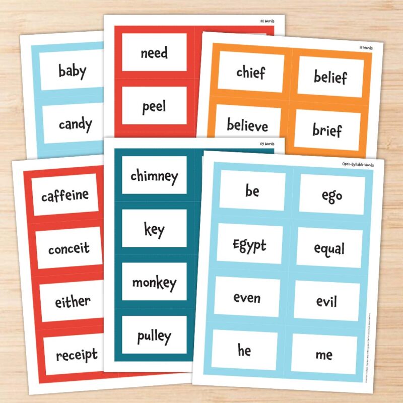 Long 'E' Words (List, Teaching Ideas, and Free Printables)