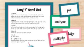 Long 'I' Words (List, Activities, and Free Printables)