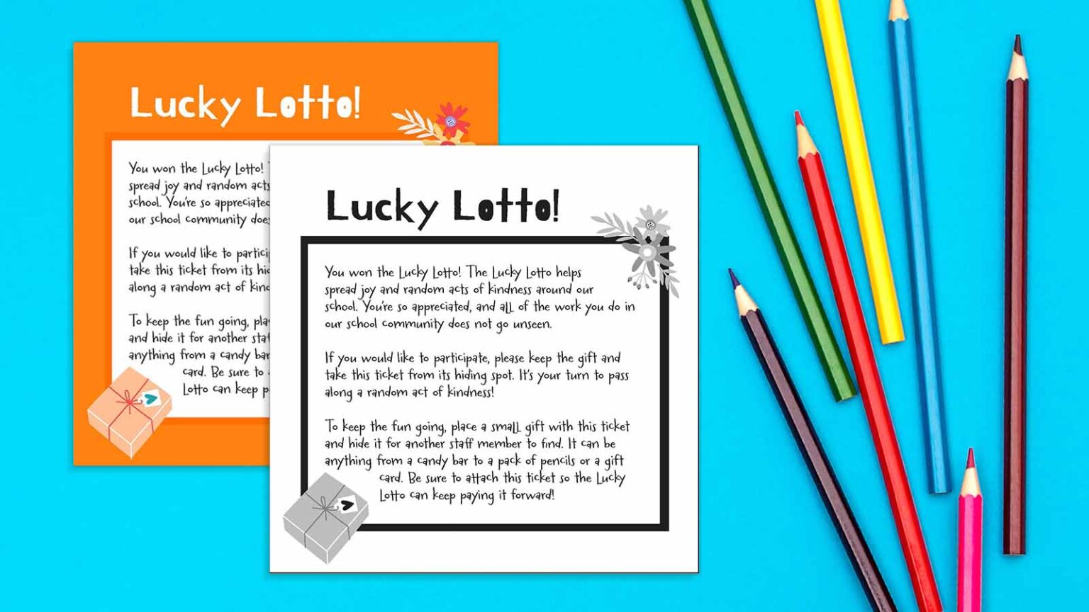 Boost Staff Morale With This Lucky Lotto Ticket - We Are Teachers