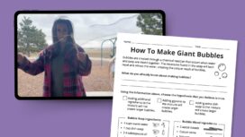 Giant Bubbles Experiment: How-To Plus Free Worksheet