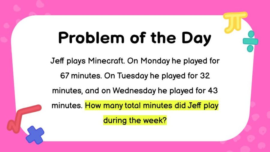 50 Third Grade Math Word Problems of the Day