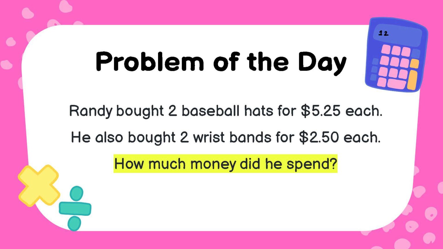 Check Out These 50 Fourth Grade Math Word Problems of the Day