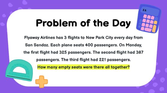 Check Out These 50 Fifth Grade Math Word Problems of the Day