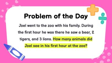 Check Out These 50 First-Grade Math Word Problems of the Day
