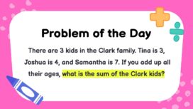 Check Out These 50 First-Grade Math Word Problems of the Day