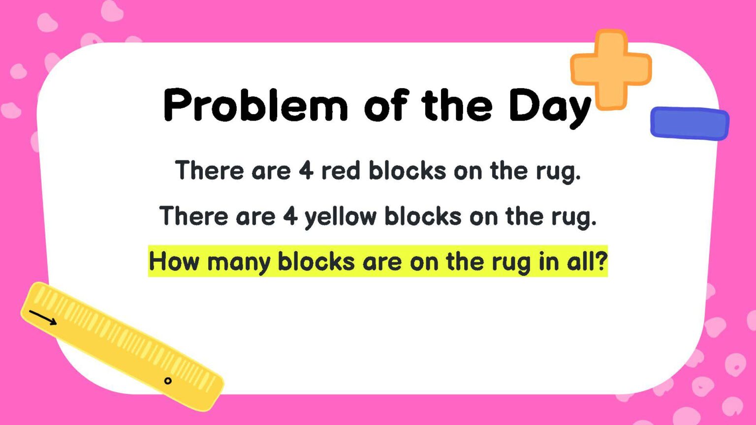 Check Out These 50 Kindergarten Math Word Problems of the Day