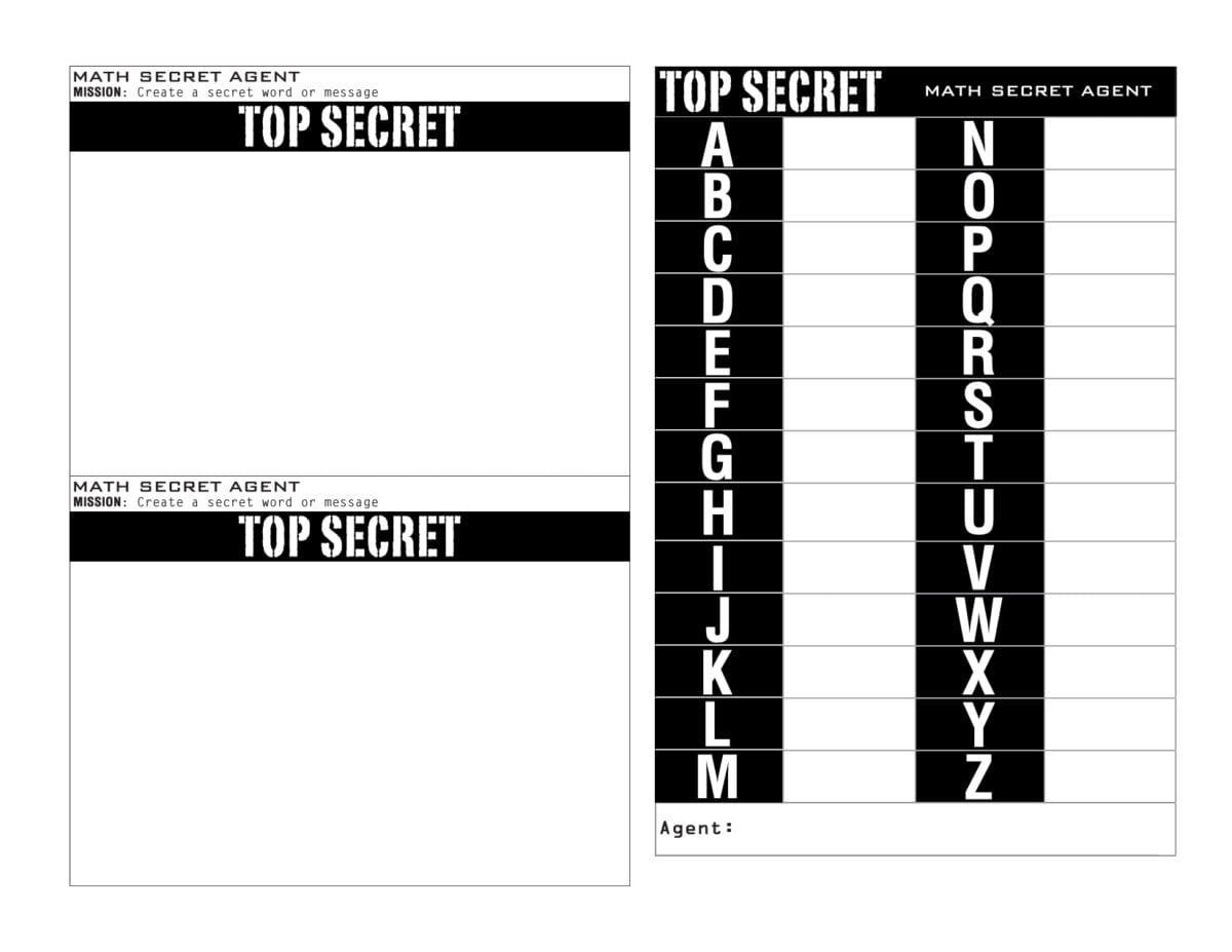 Invite Students to Become Secret Agents With This Free Math Printable