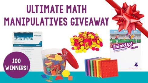 Math Manipulatives Giveaway | 100 Teacher Winners!