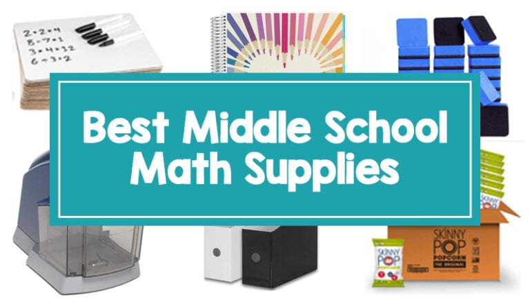 15 Middle School Math Supplies For Your Classroom