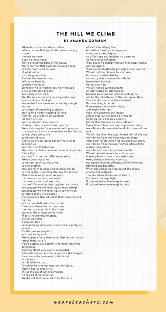 63 Must-Share Poems for Middle School and High School