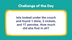 Money Word Problems: One a Day for a Month!
