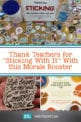 Stickers for Teachers are Small, Inexpensive Morale Boosters!