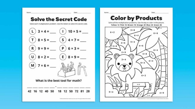 Multiplication Worksheets: Get a Free Bundle of 11 Practice Pages