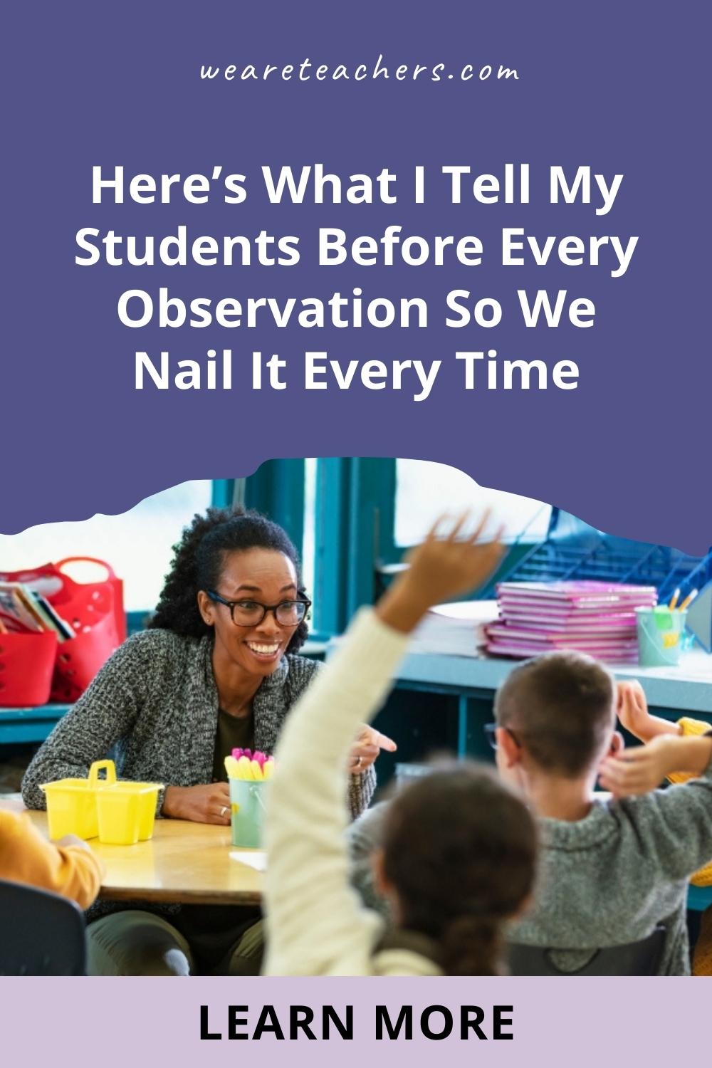 We Love This Hack for Getting a Good Teaching Observation