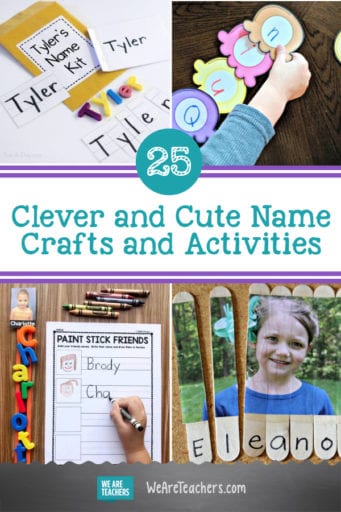 25 Clever and Cute Name Crafts and Activities - We Are Teachers