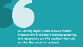 Engaging With Kids During Screen Time Can Boost Learning