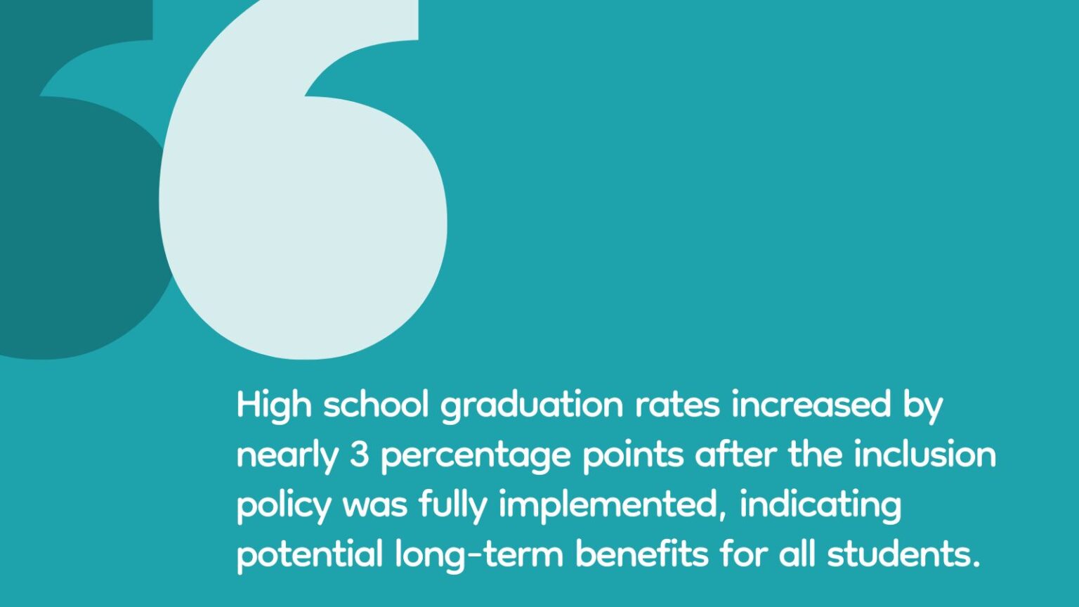 Inclusive Education Has Academic Benefits Without Harming Peers
