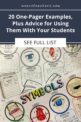 20 One-Pager Examples + Advice for Using Them With Students