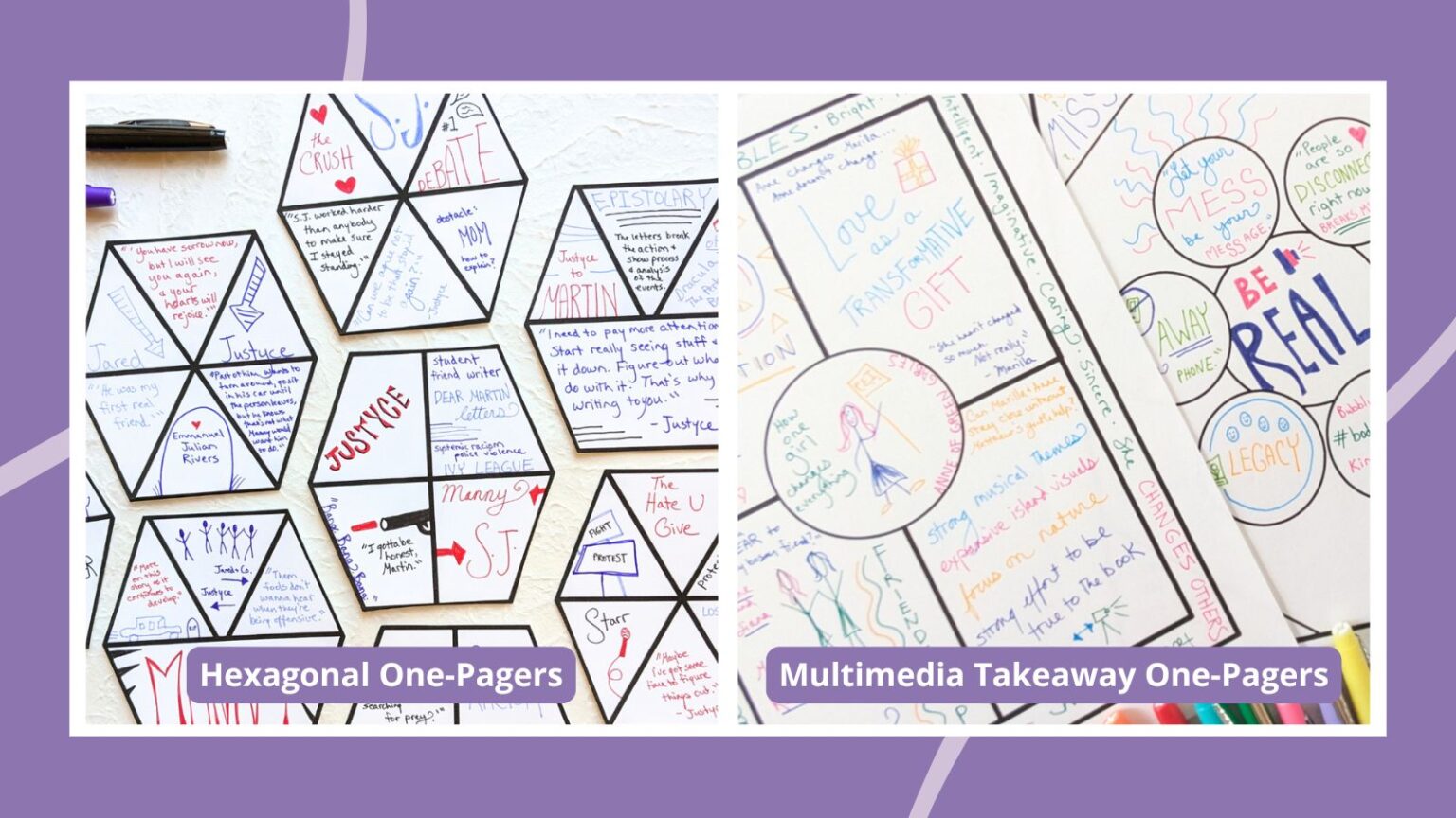 20 One-Pager Examples + Advice for Using Them With Students