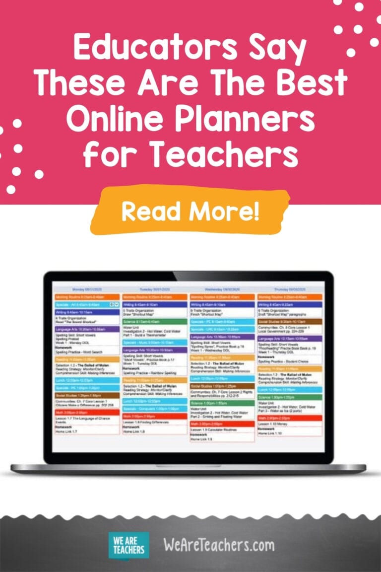 The Best Teacher-Recommended Online Planners - We Are Teachers