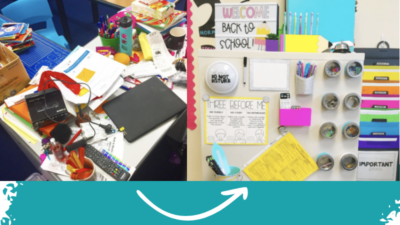 Calm the Clutter with Teacher Desk Organization Tips - We Are Teachers