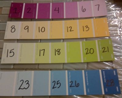 25 Colorful and Cool Paint Chip Crafts and Learning Activities
