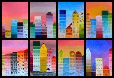 25 Colorful and Cool Paint Chip Crafts and Learning Activities