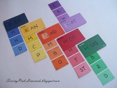 25 Colorful and Cool Paint Chip Crafts and Learning Activities