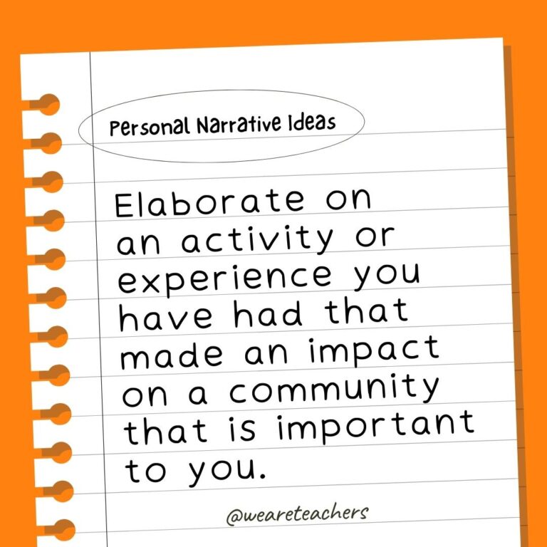 65 Engaging Personal Narrative Ideas for Kids and Teens