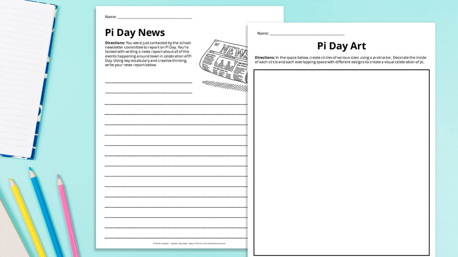Pi Day Worksheets (Free Download) - We Are Teachers