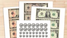 Free Play Money Printable Bundle (All US Bills and Coins)