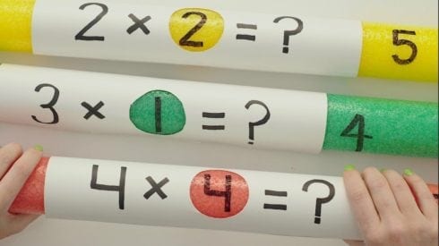 DIY Pool Noodle Multiplication for Your Classroom - WeAreTeachers