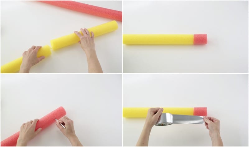 Learn How to Make Giant Pool Noodle Pencils for Less Than $5