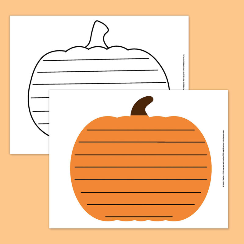 Free Printable Pumpkin Template Bundle for Fall