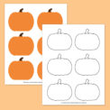 Free Printable Pumpkin Template Bundle for Fall