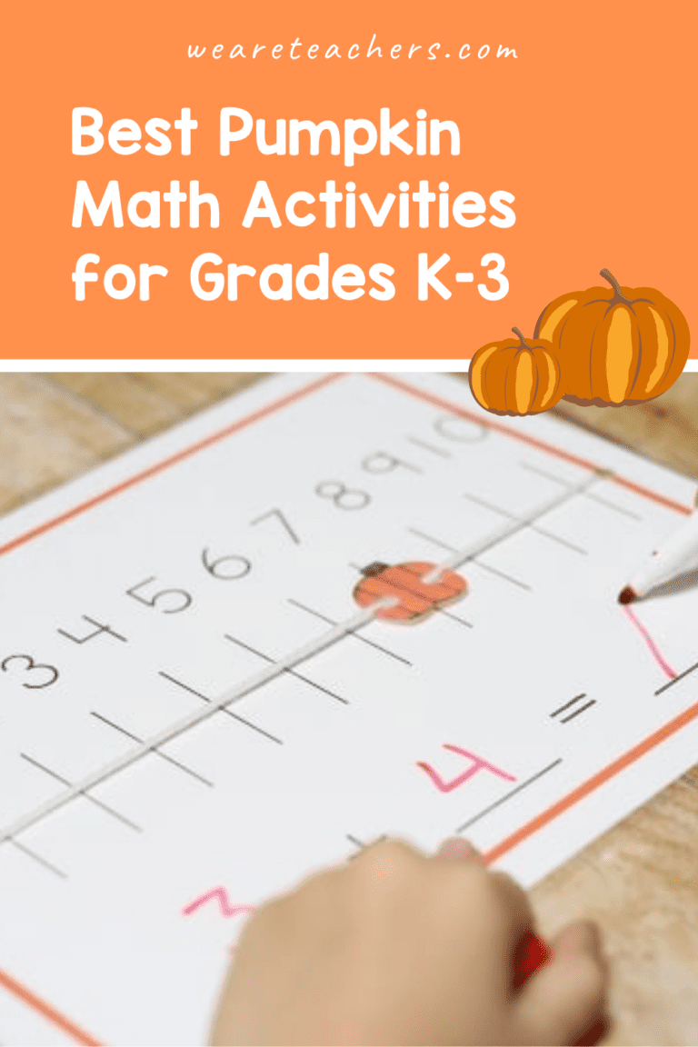Best Pumpkin Math Activities for Grades K–3 - We Are Teachers