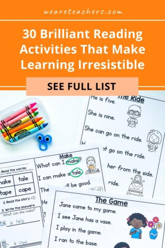 30 Brilliant Reading Activities That Make Learning Irresistible