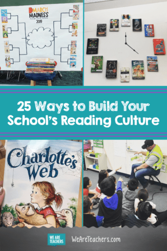 25 Ways to Build Your School's Reading Culture - We Are Teachers