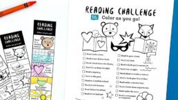 Invite Kids To Complete This Color-as-You-Go Reading Challenge