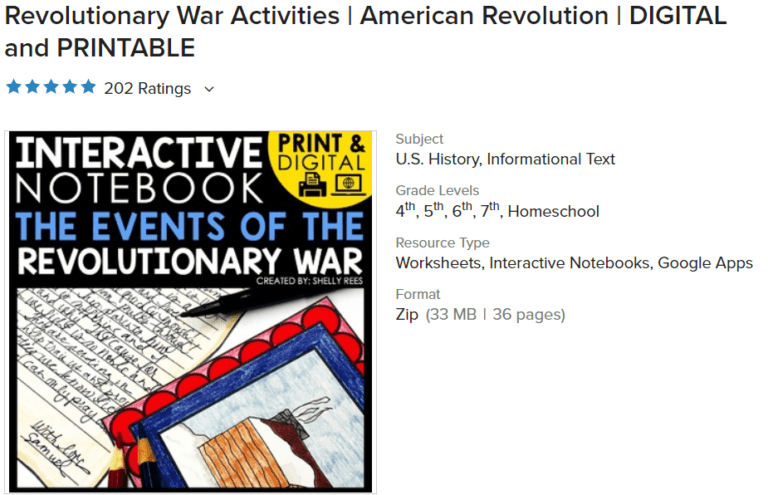 15 Websites and Activities to Teach Kids About The Revolutionary War ...