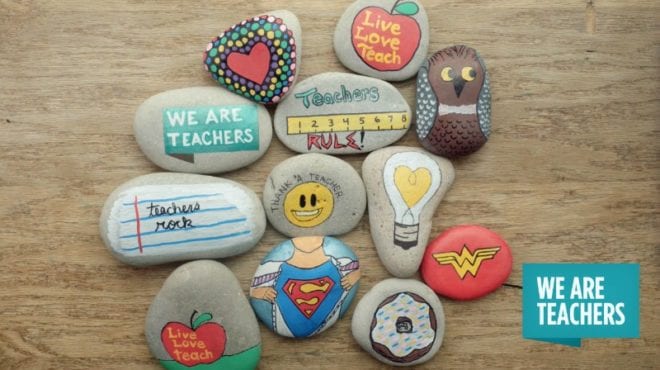 Spread a Little Back to School Joy With These Painted Rock Ideas
