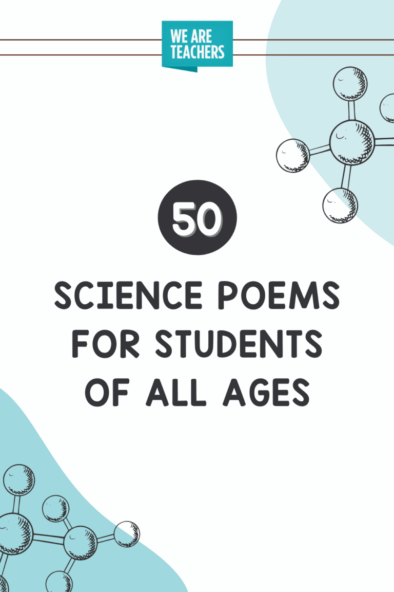 50 Science Poems for Students of All Ages - We Are Teachers