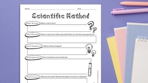 Free Scientific Method Worksheet Printable