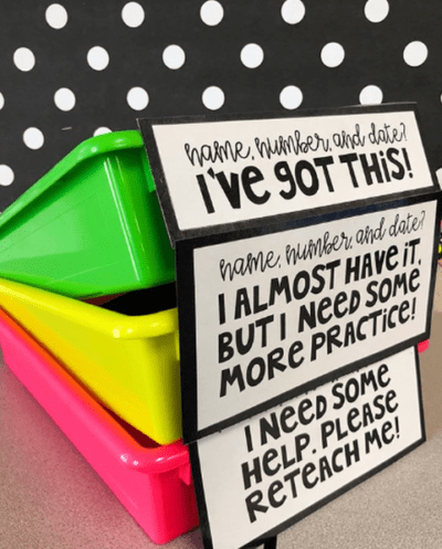 10 Creative Ways to Organize Your Classroom Turn-In Bin