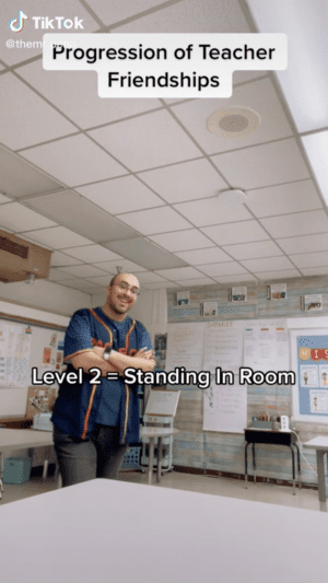 TikTok Teacher Explains the Hilarious Levels of Teacher Friendship