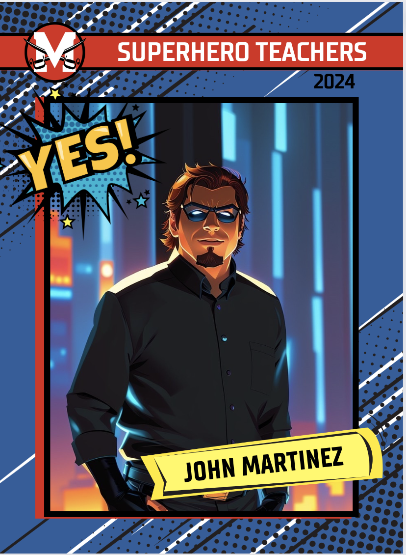 This Principal Made Superhero Trading Cards of His Teachers