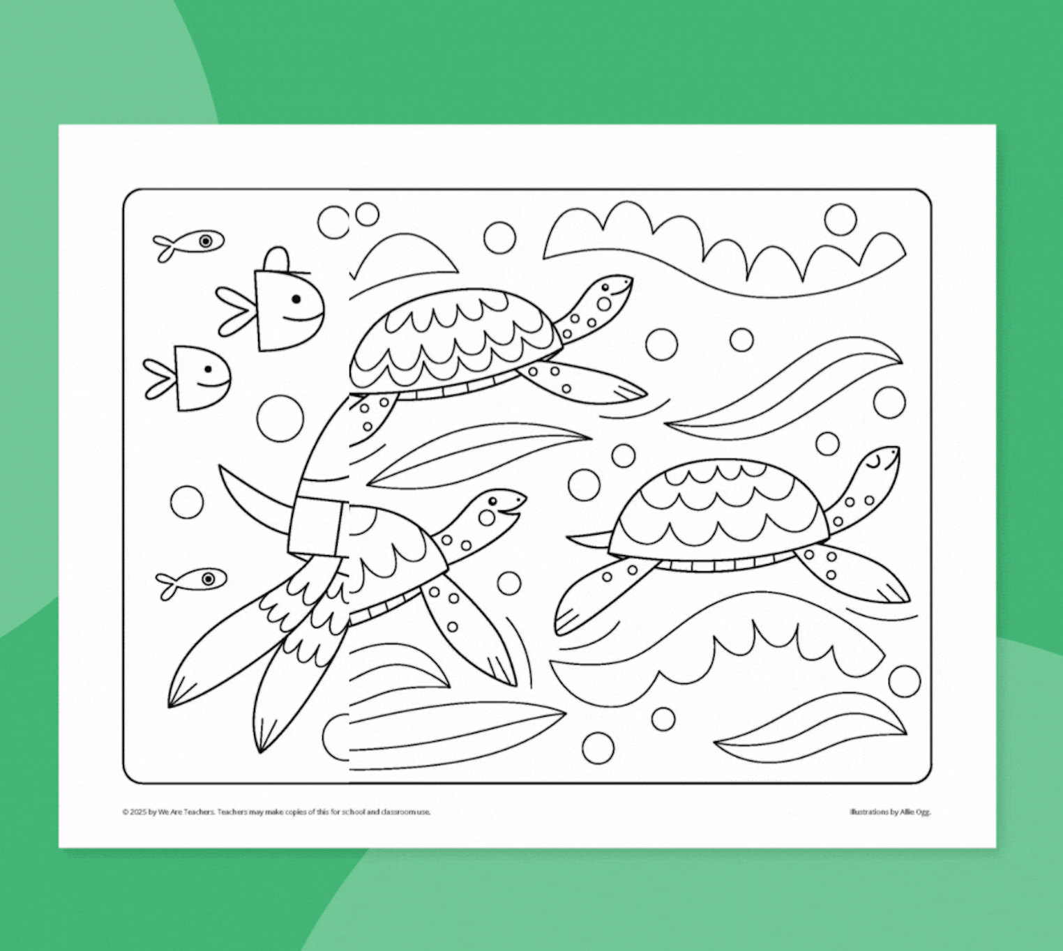 Sea Turtle Coloring Pages: Free Download